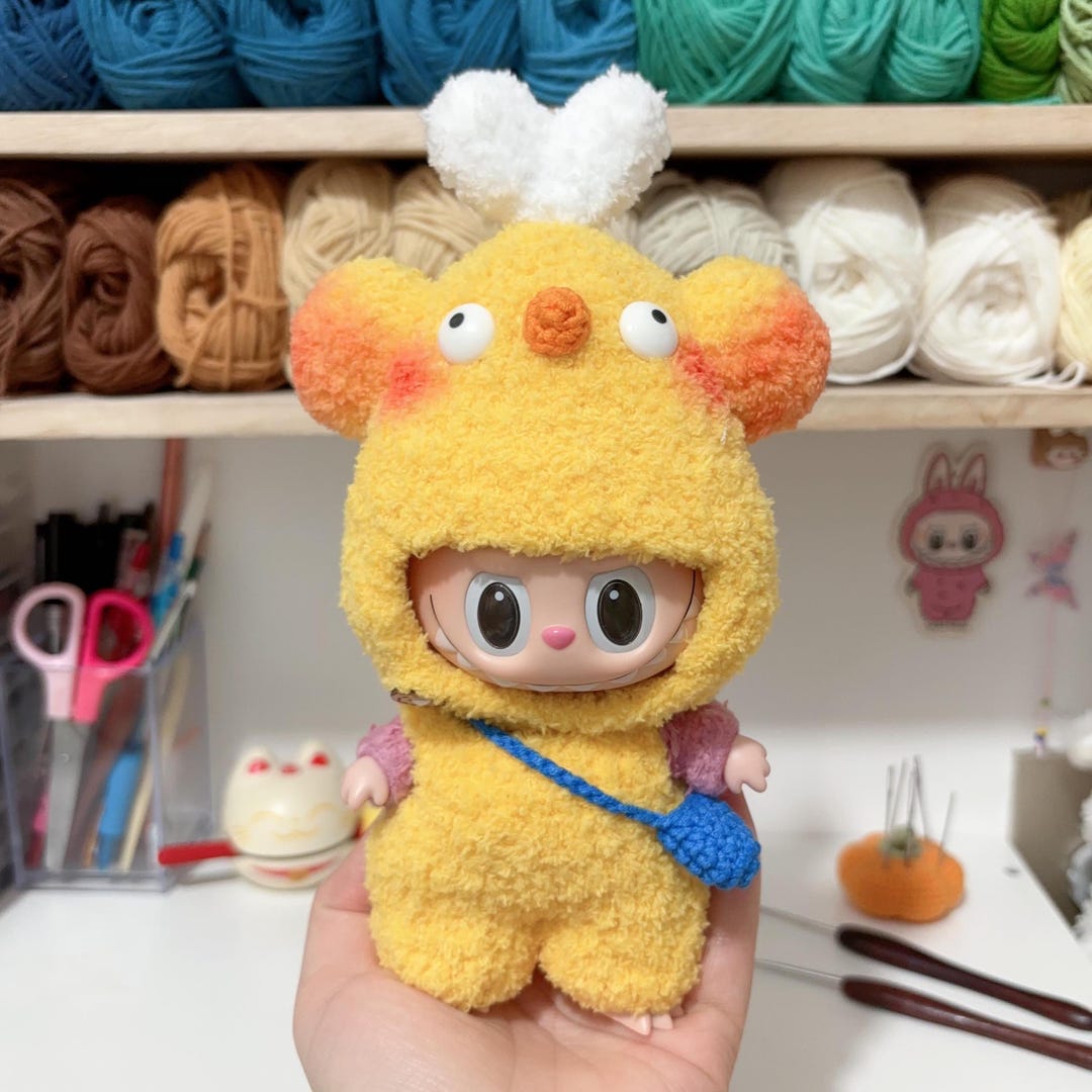 Handmade Chicken Thigh Labubu Clothes Crochet Labubu Outfit Labubu ...