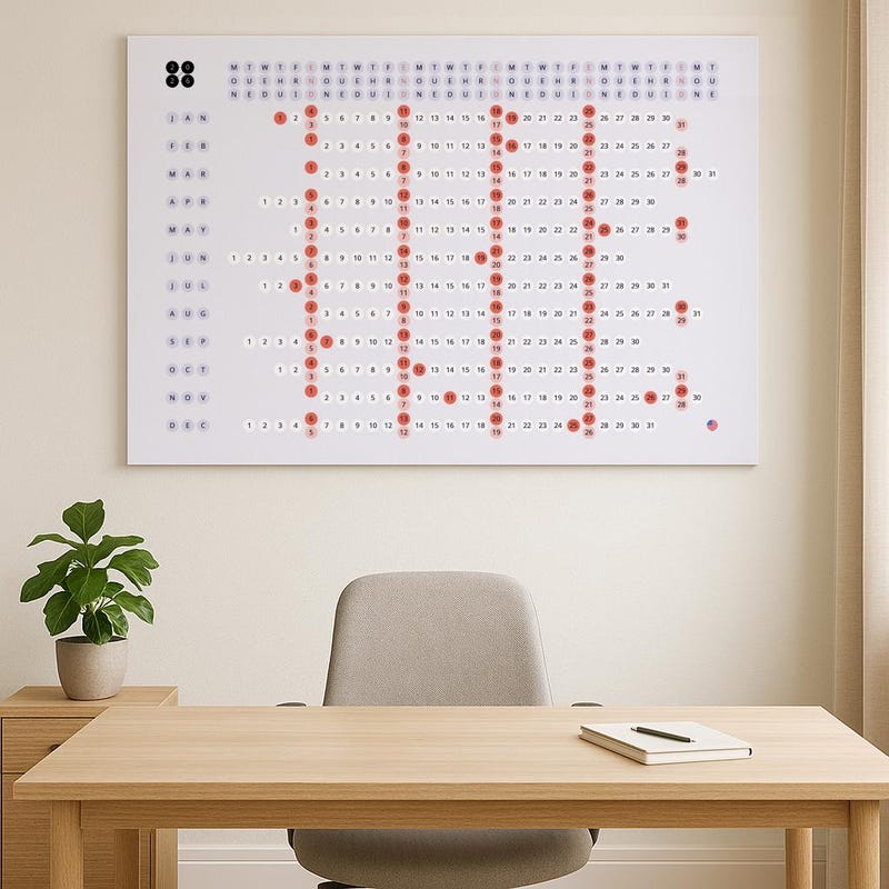 Bubble Calendar 2026 - Etsy
