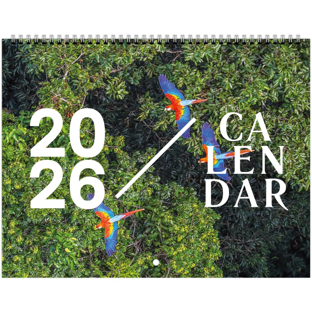 The Amazon Calendar 2026 – Wildlife & Rainforest Animals Wall Calendar ...