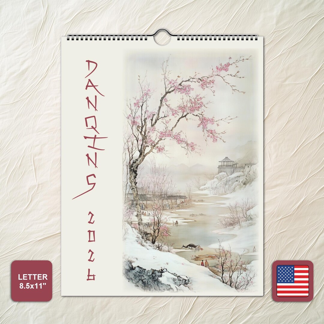 Danqing 2026 Chinese Gongbi Art Calendar – Fine Traditional Silk-style ...