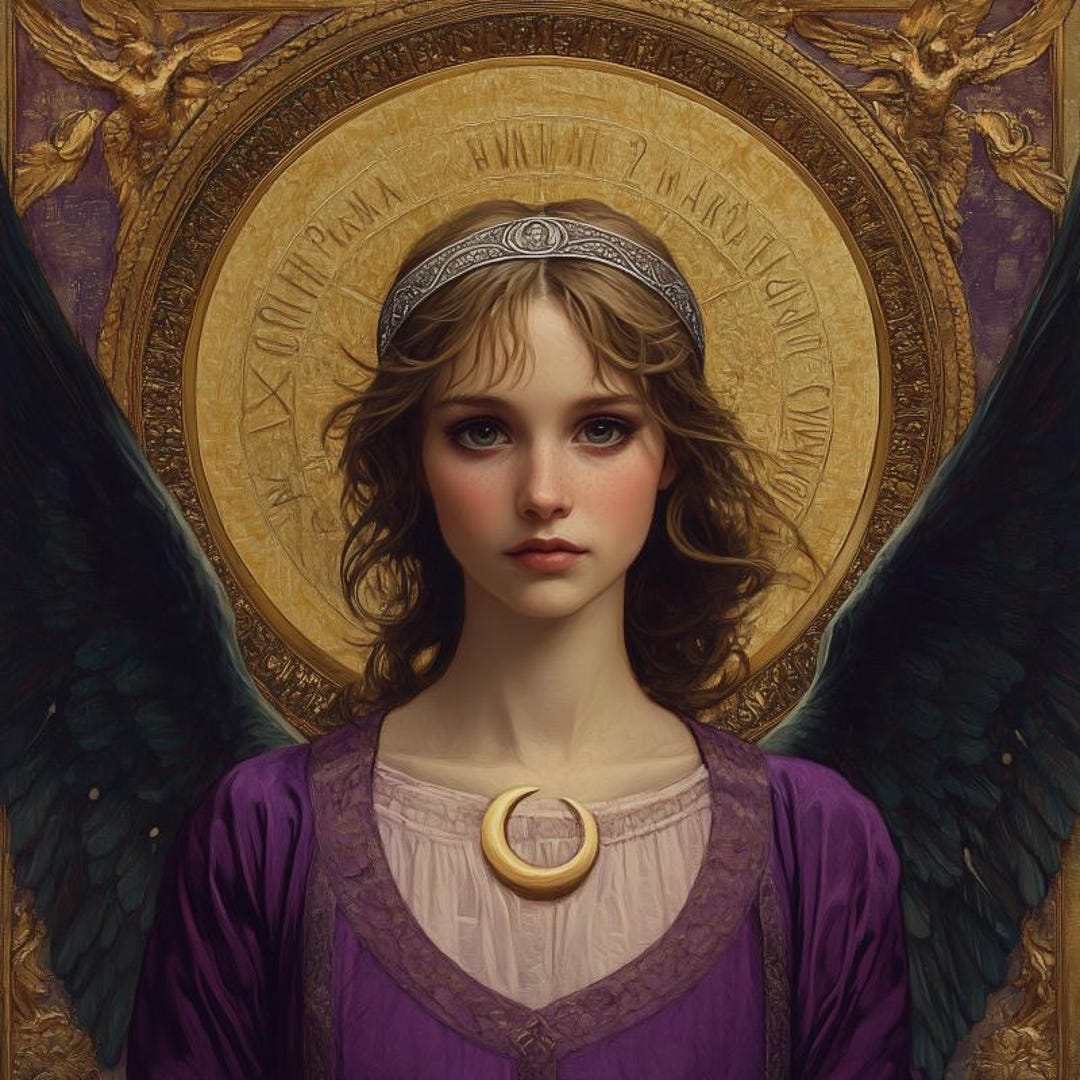 The Ten Archangel Series 2. Gabriel POSTER Spiritual Gift . Sacred Art ...