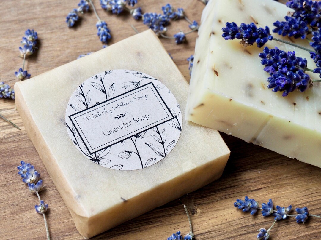 All Natural Homemade Soap Bar - Lavender, Chamomile and Peppermint ...