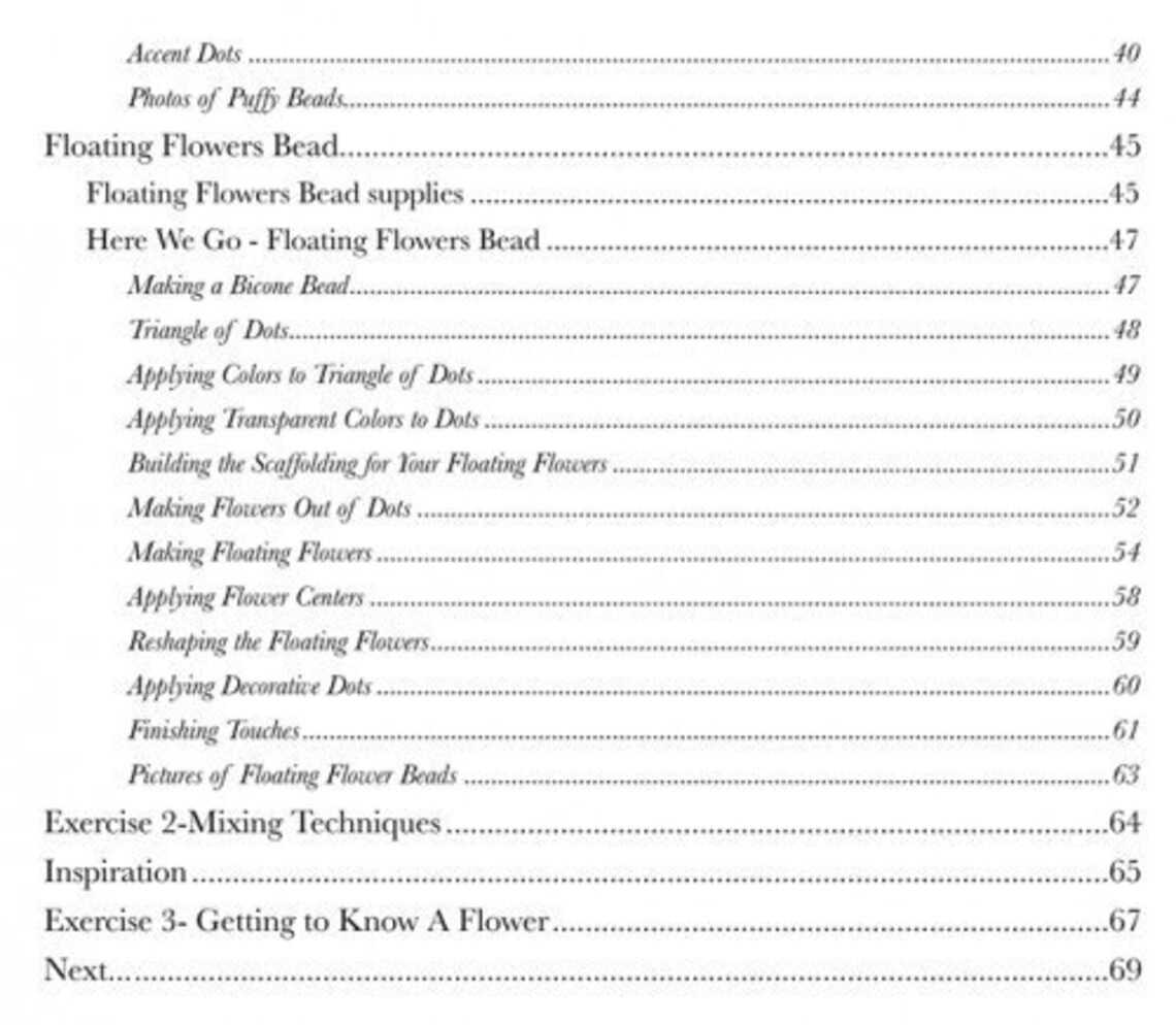 Lampworking Flower Beads Tutorial 102 Secrets of How to Think ...