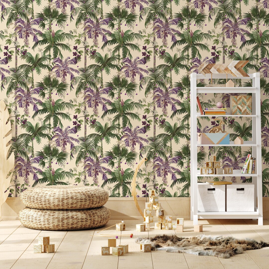 Tree Branch Wallpaper, Vintage Botanical Wallpaper, Soft Botanical ...