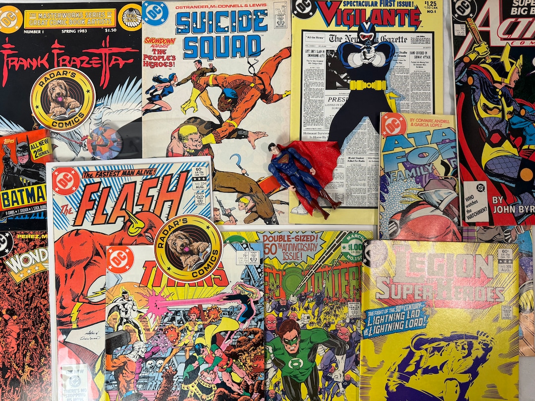 1980s DC Comics Superhero Mystery Box — Retro Comics / Candy / Toy - Etsy