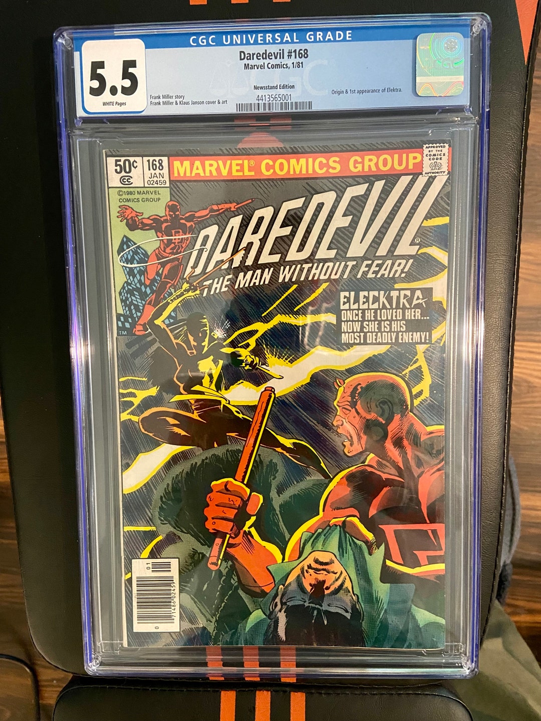 Daredevil 168 KEY Issue: First Appearance of Elektra CGC 5.5 - Etsy