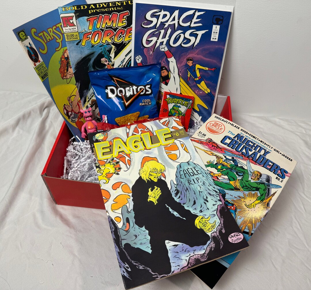 1980s Comics Gift Box - INDIE / Retro Fun / Vintage Toy - Etsy