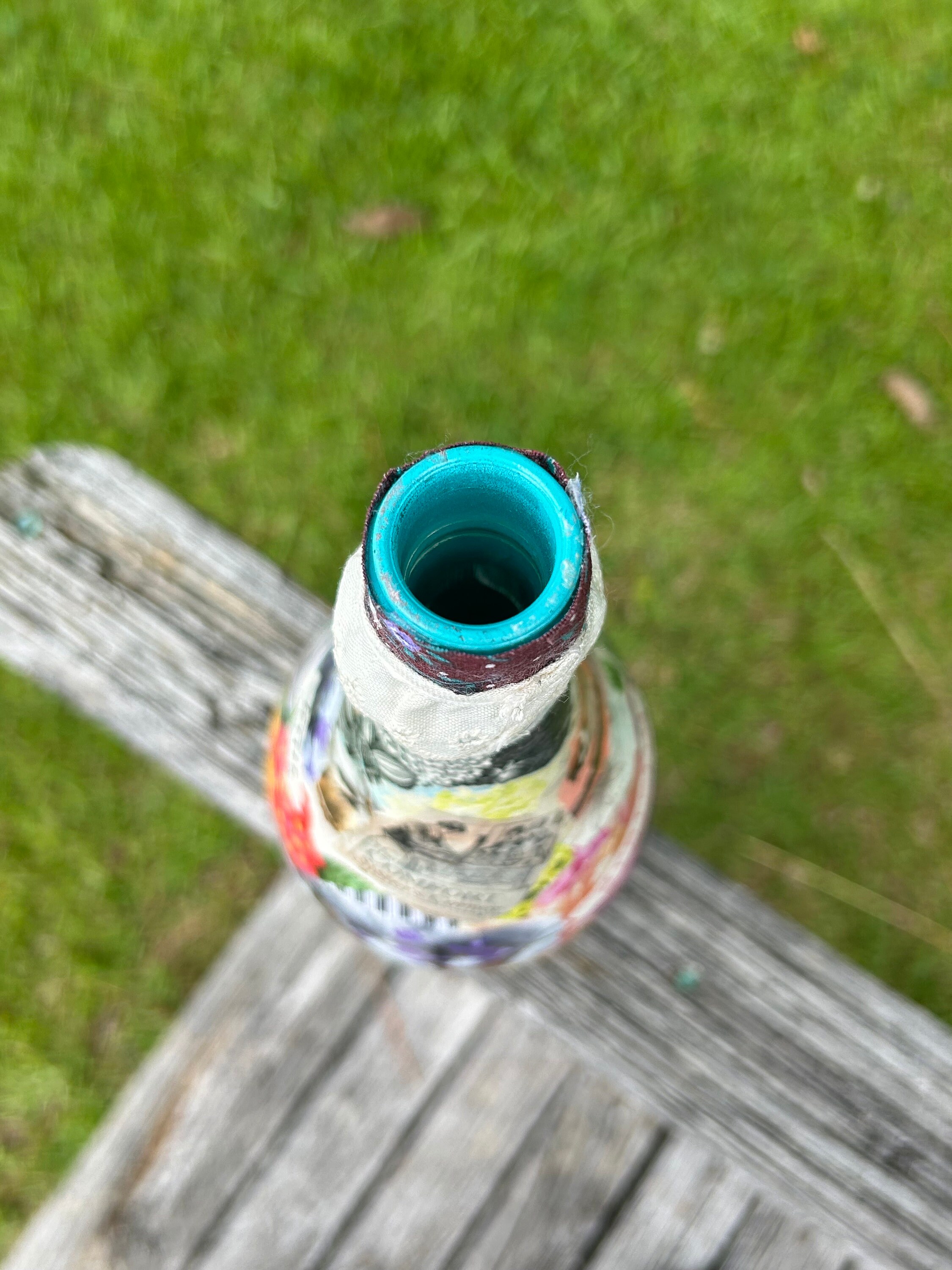Unique Wine Bottle Junk Journal Gift Wine Bottle for Friend - Etsy