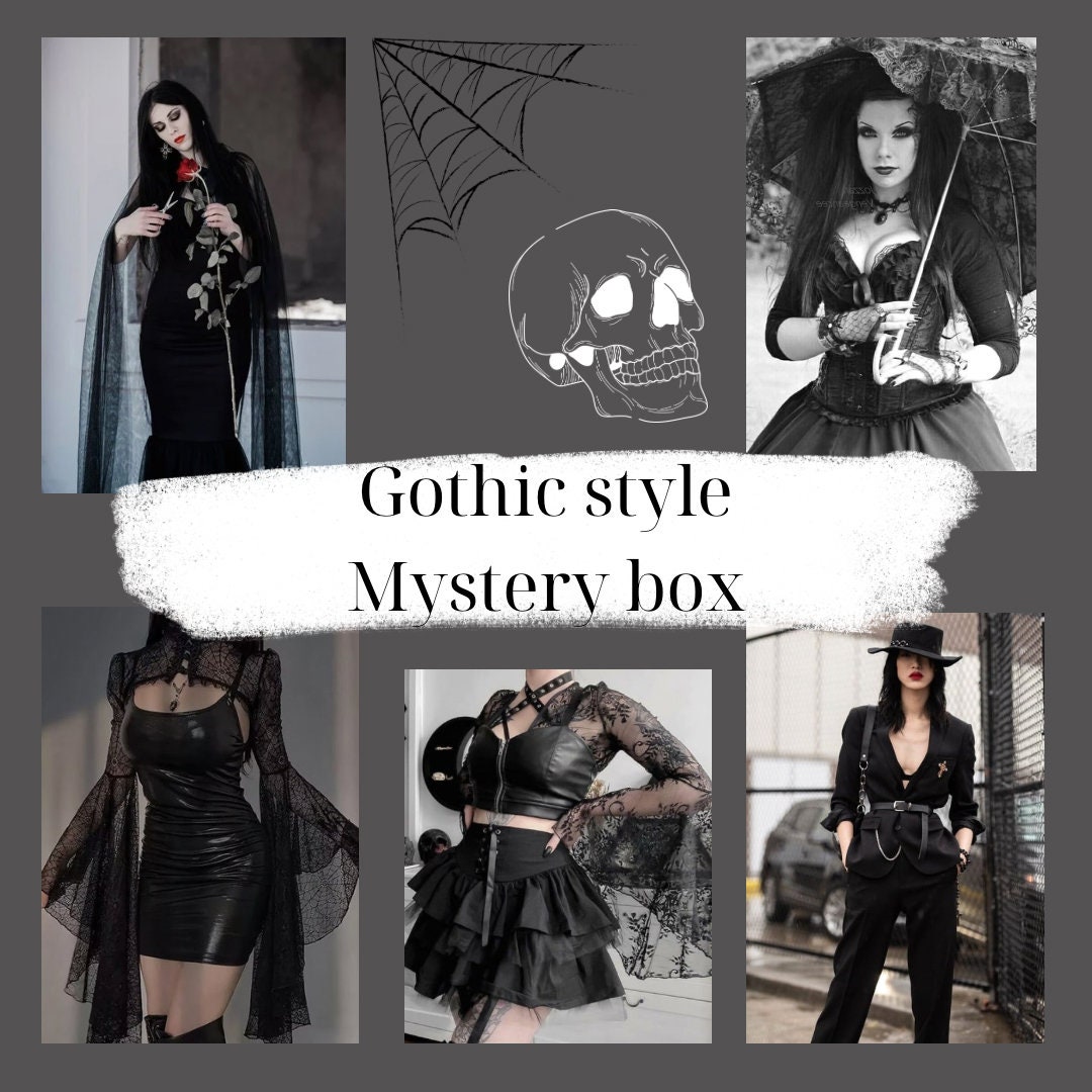 Gothic Core Mystery Box Gothic Style Dark Clothing - Etsy