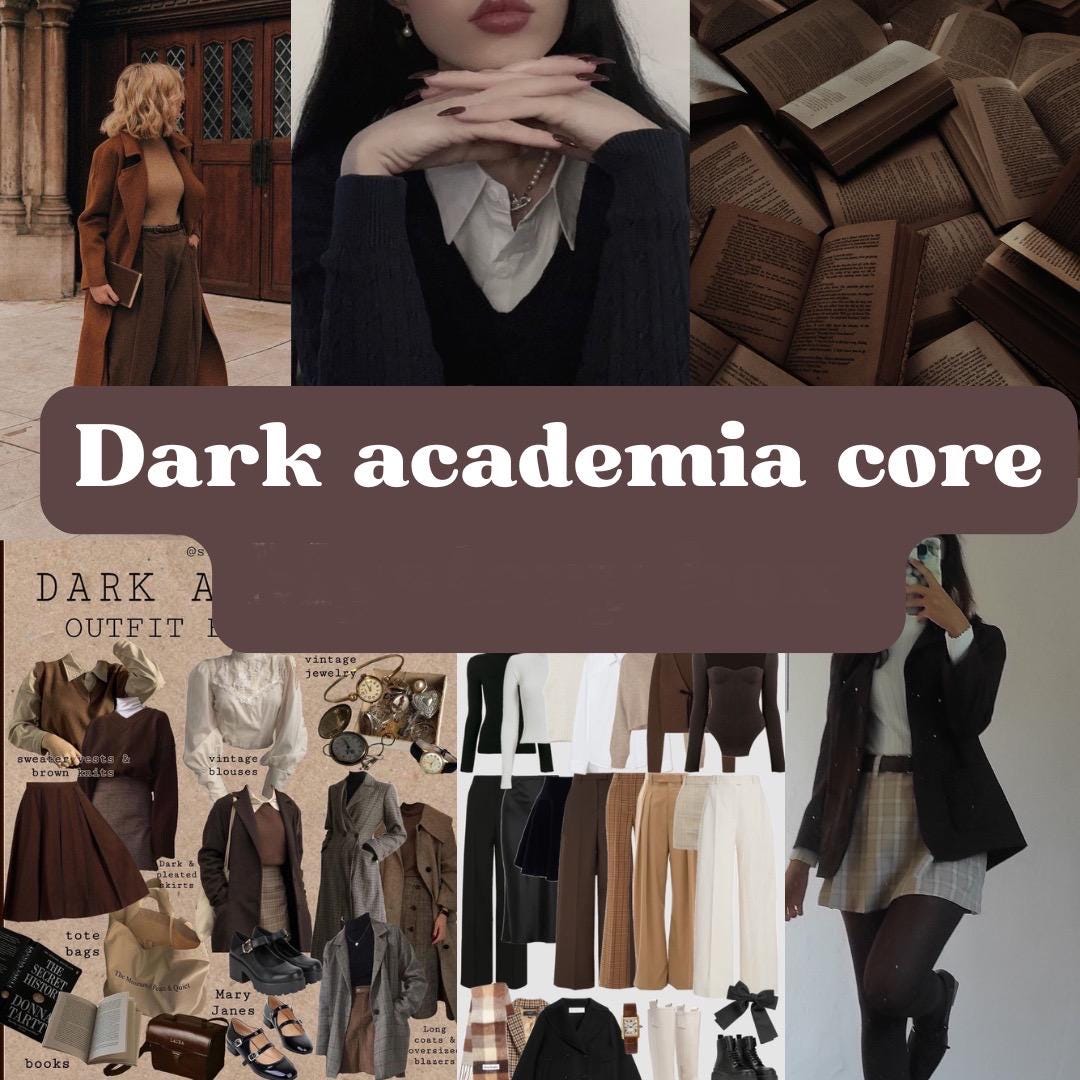 Dark Academia Styled Clothing Dark Academia Gift Box Dark Girl - Etsy