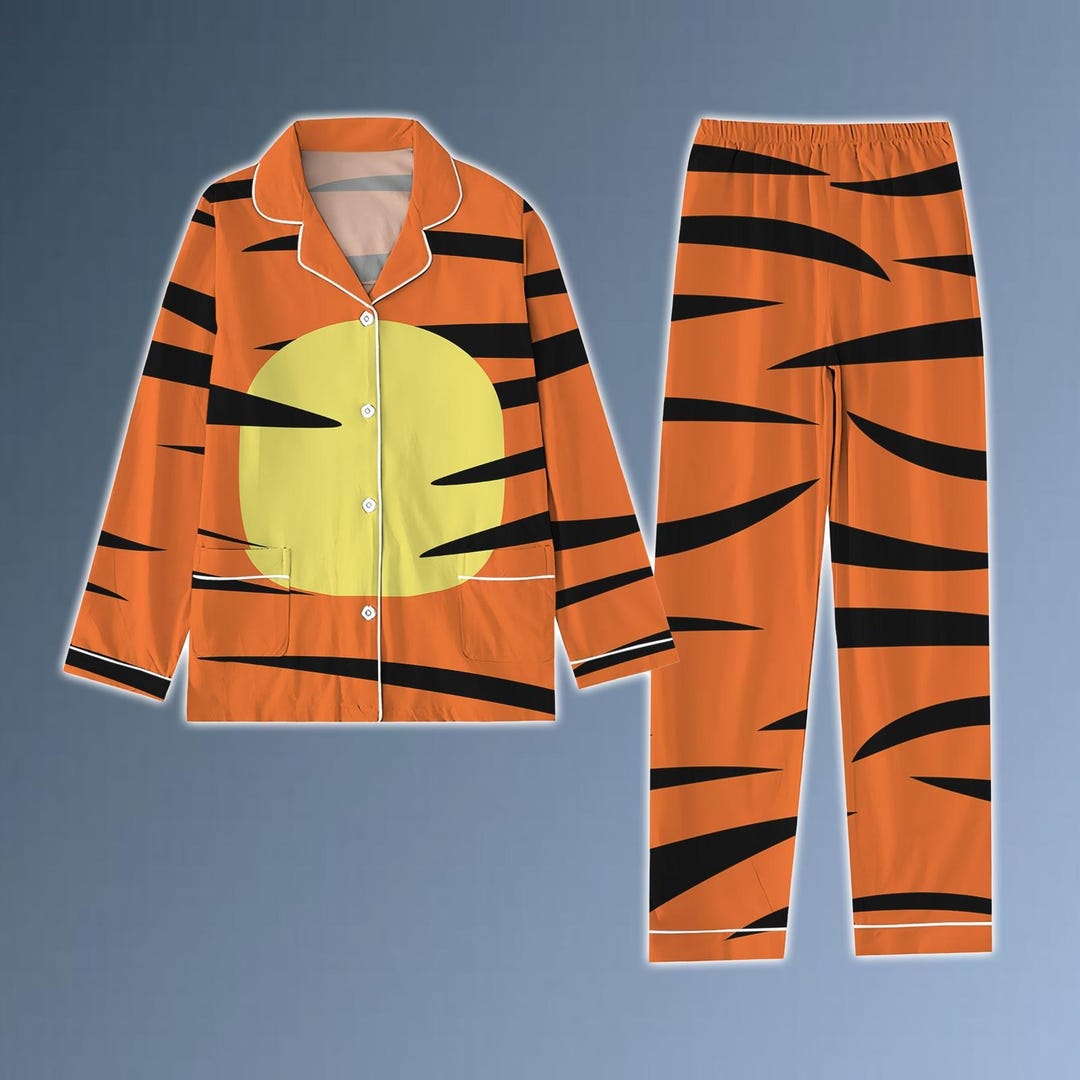 Tigger Cosplay Costume Pajamas, Christmas Winnie the Pooh Tigger ...