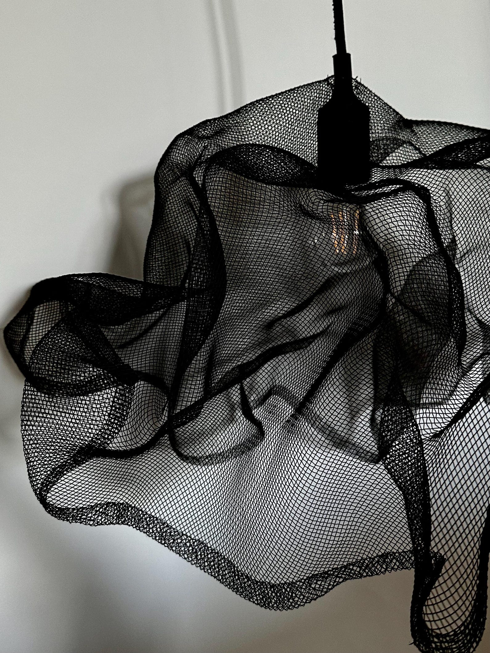 Steel Pendant Light Wire Mesh Lampshade Hanging Lamp Metal Ceiling Lamp ...