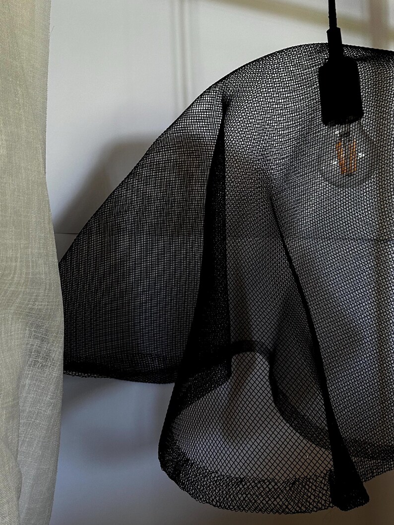 Steel Pendant Light | Wire Mesh Lampshade | Hanging Lamp | Metal ...