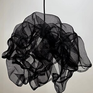 Steel Pendant Light | Wire Mesh Lampshade | Hanging Lamp | Metal ...