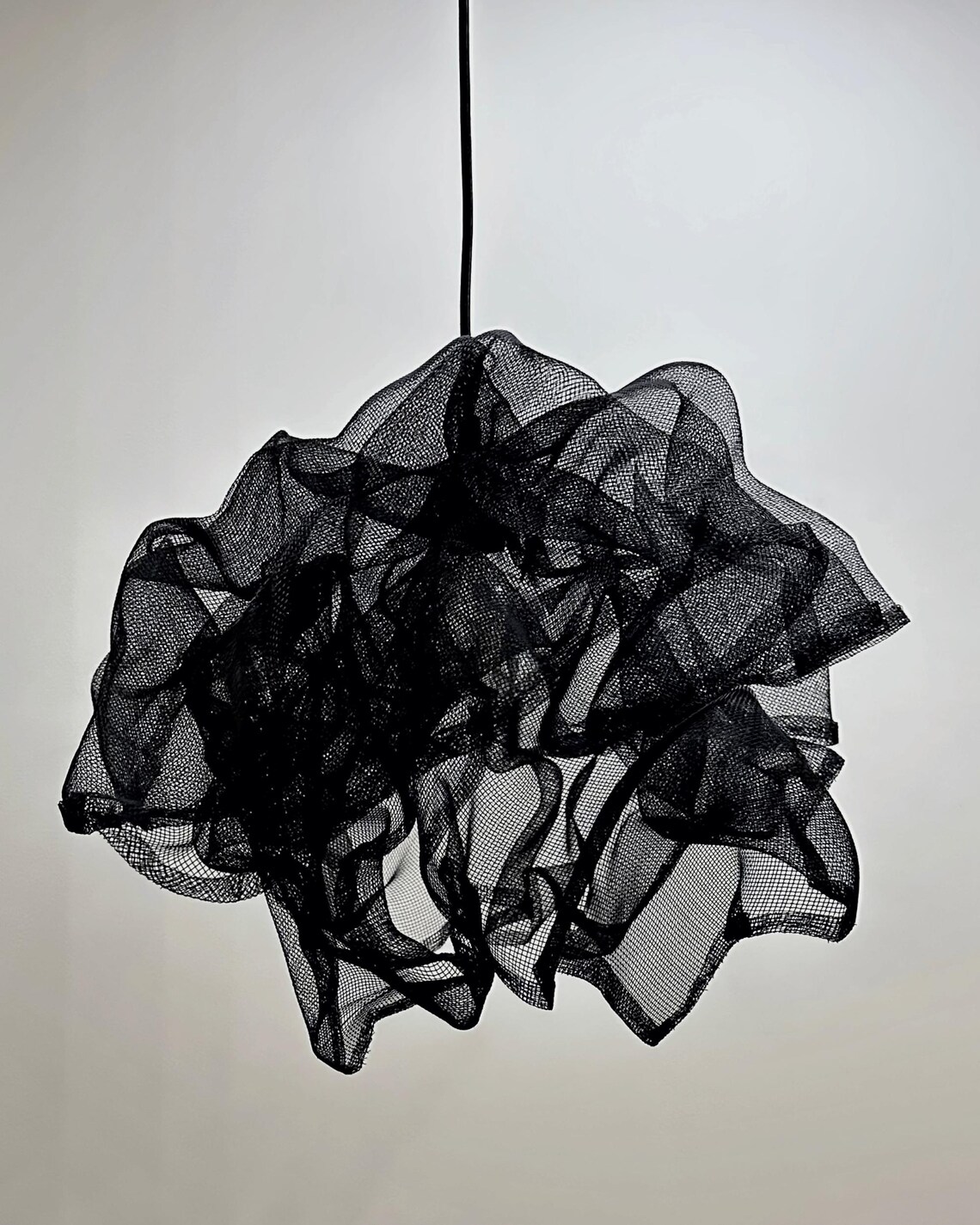Steel Pendant Light | Wire Mesh Lampshade | Hanging Lamp | Metal ...
