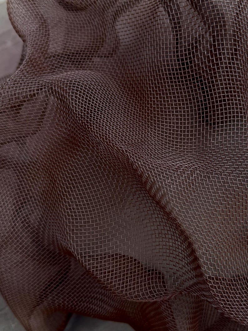 Steel Pendant Light | Wire Mesh Lampshade | Hanging Lamp | Metal ...