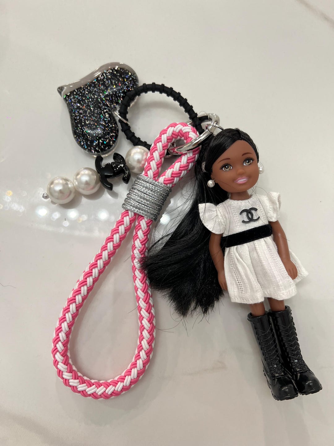 Barbie Doll Keychain - Etsy