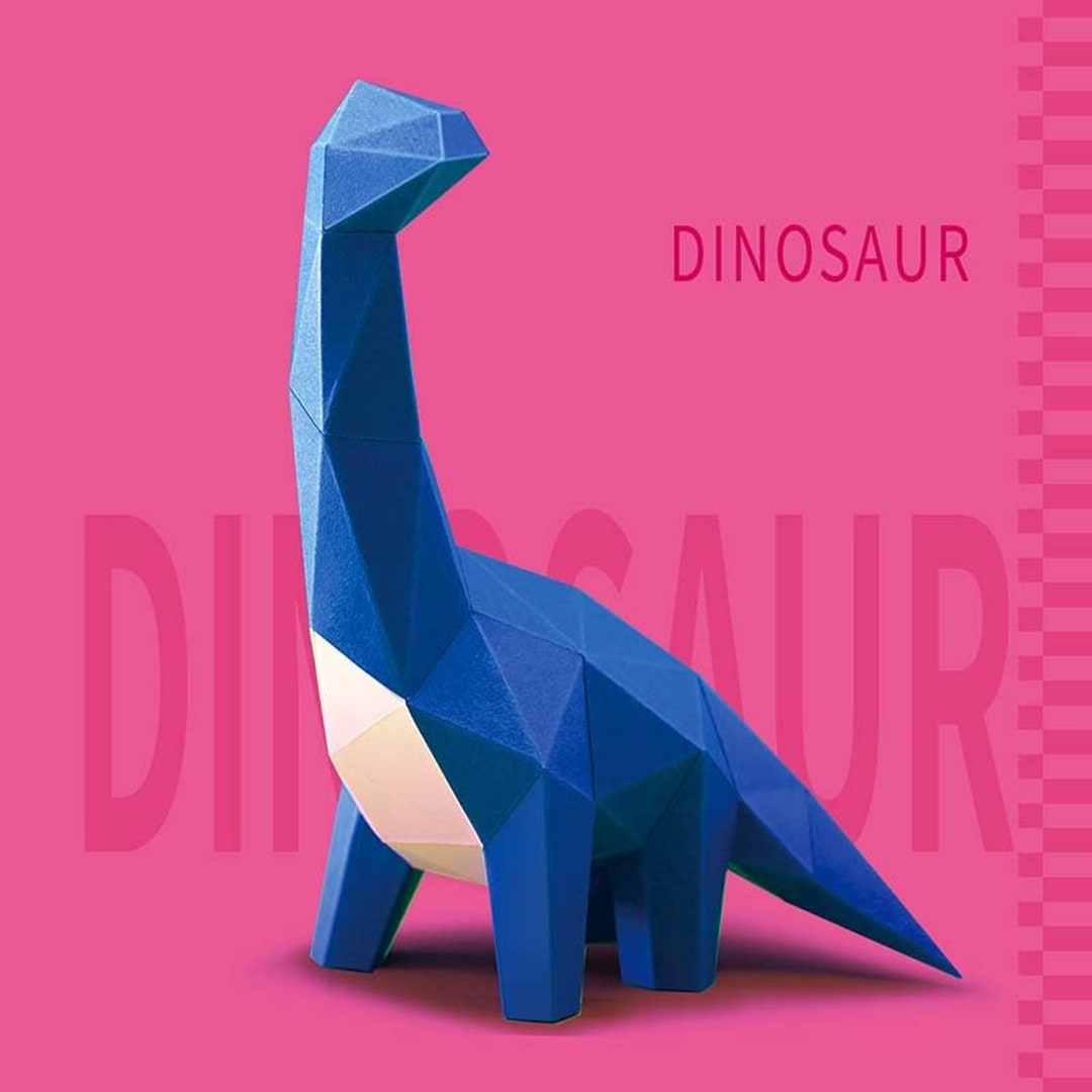 Diplodocus Dinosaur DIY 3D Papercraft Material-art Origami Model/ Home ...