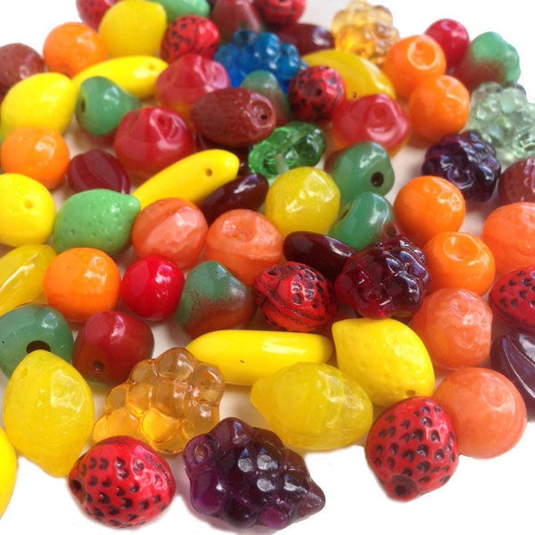 Fruit Beads - Etsy