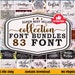 The Ultimate 83 Fonts - Font Bundle, Cricut, Canva Font, Script Font ...