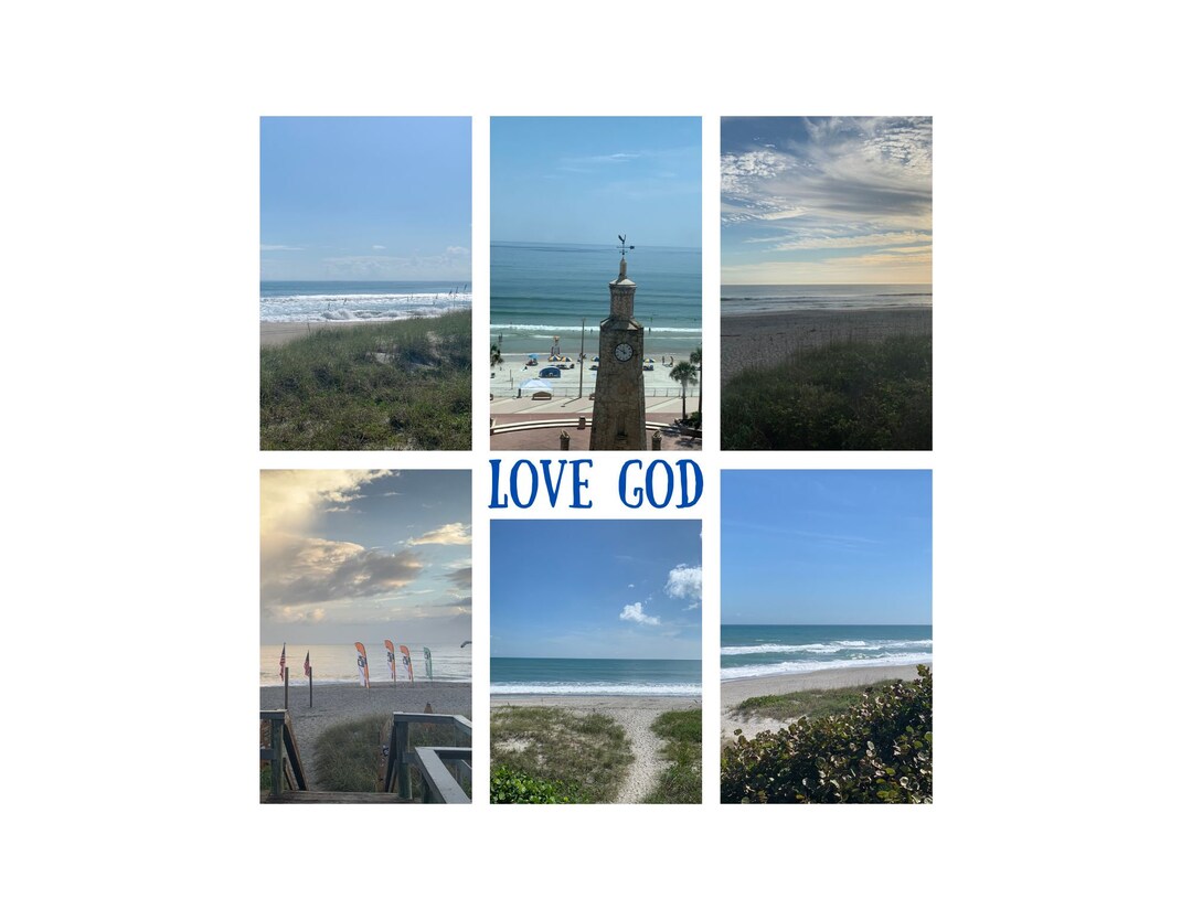 Florida Beach Collage / Ocean Collage - Etsy