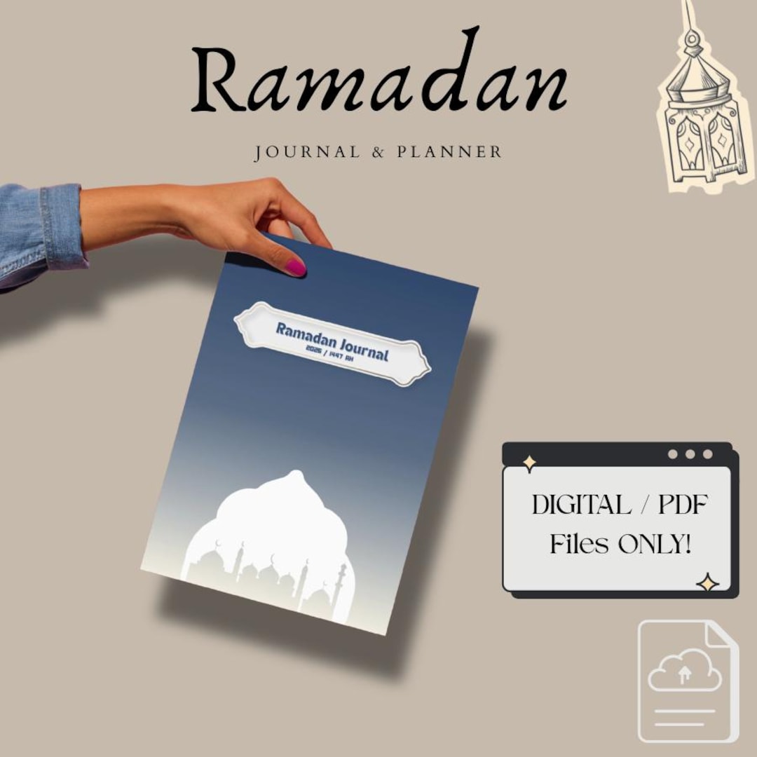 Ramadan Journal Printable, Ramadan Planner 2026 / 1447 AH, Planner and ...