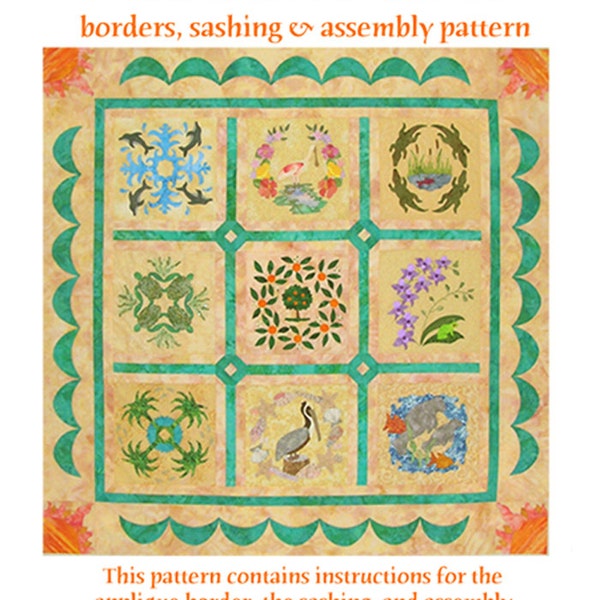 Florida Quilt Block - Etsy