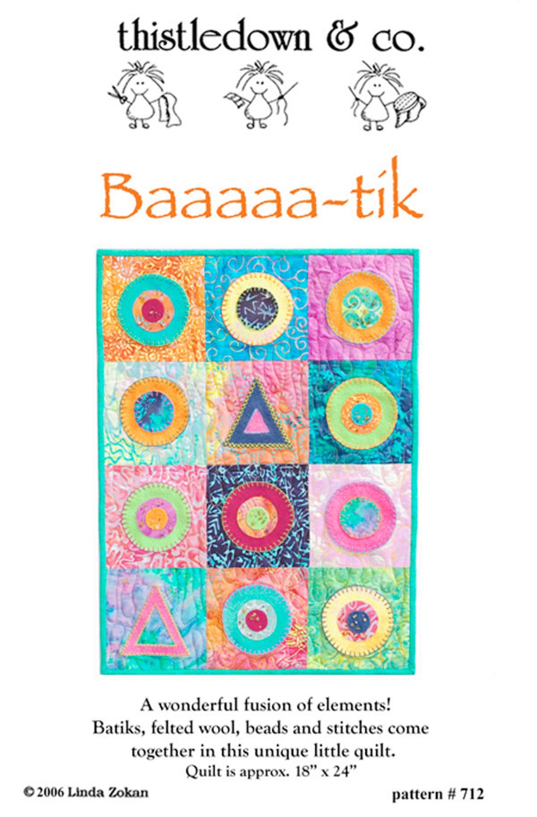 Modern Wool Applique Quilt Pattern - Etsy