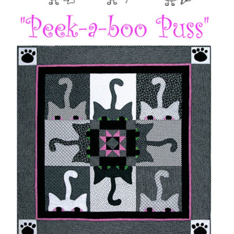 Cat Quilt Pattern - Etsy