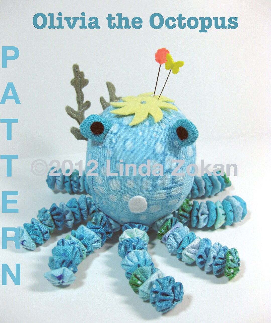 Pin Cushion Pattern for Olivia the Octopus - Etsy