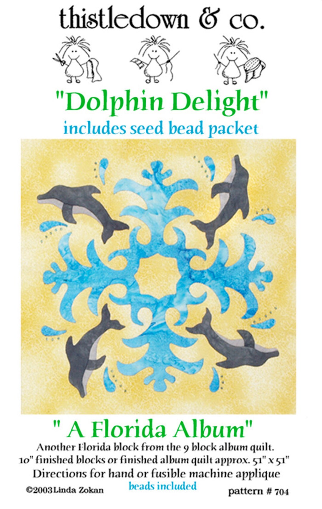 Dolphin Delight Applique Quilt Pattern - Etsy