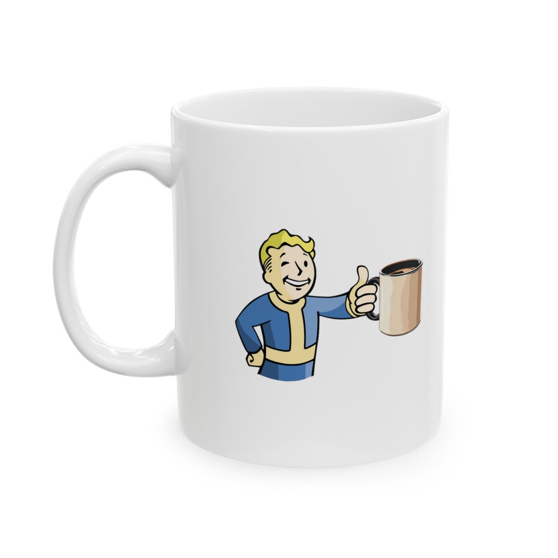 Fallout Mug Vault Boy Fallout Ceramic Mug - Etsy