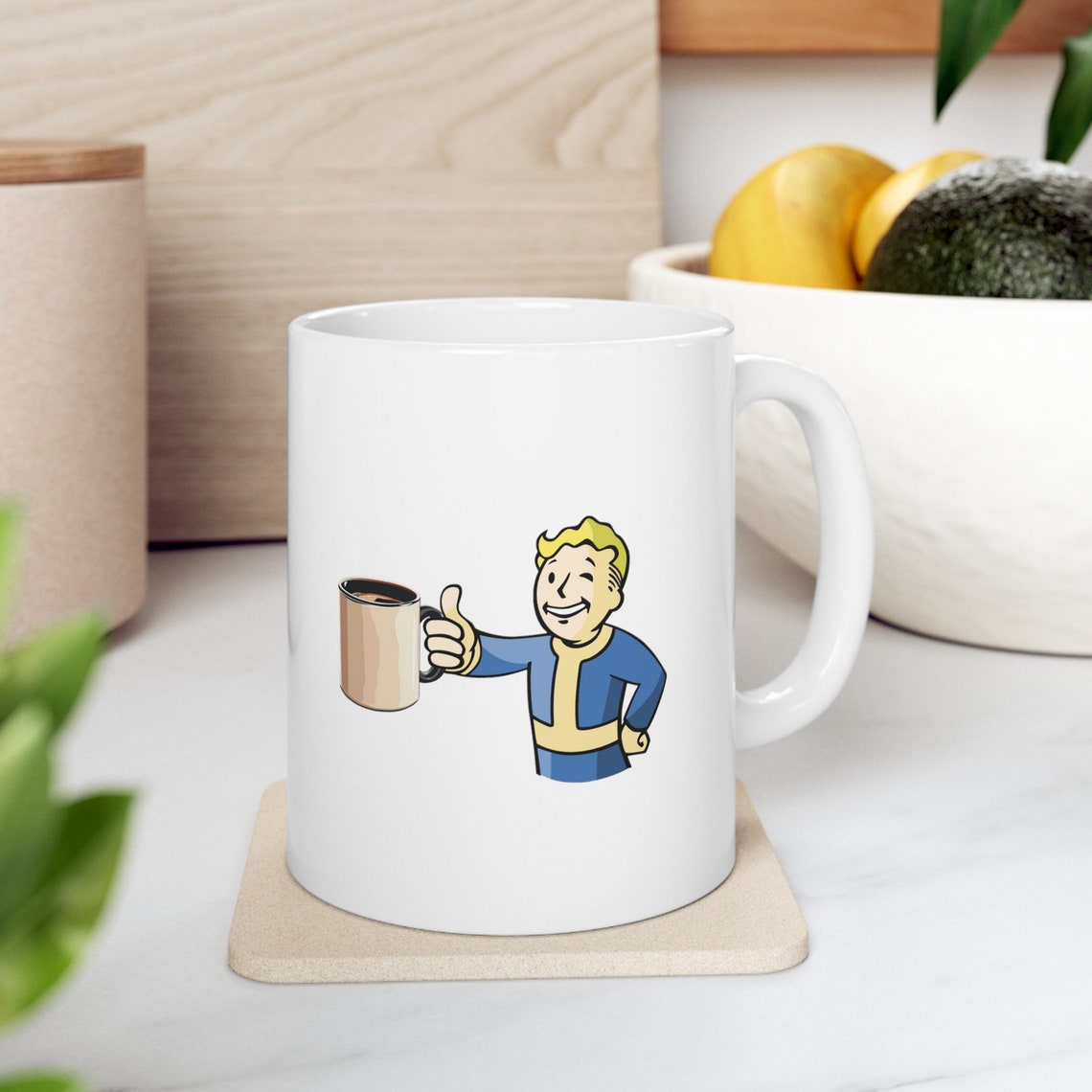 Fallout Mug Vault Boy Fallout Ceramic Mug - Etsy