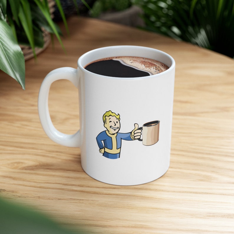 Fallout Mug Vault Boy Fallout Ceramic Mug - Etsy