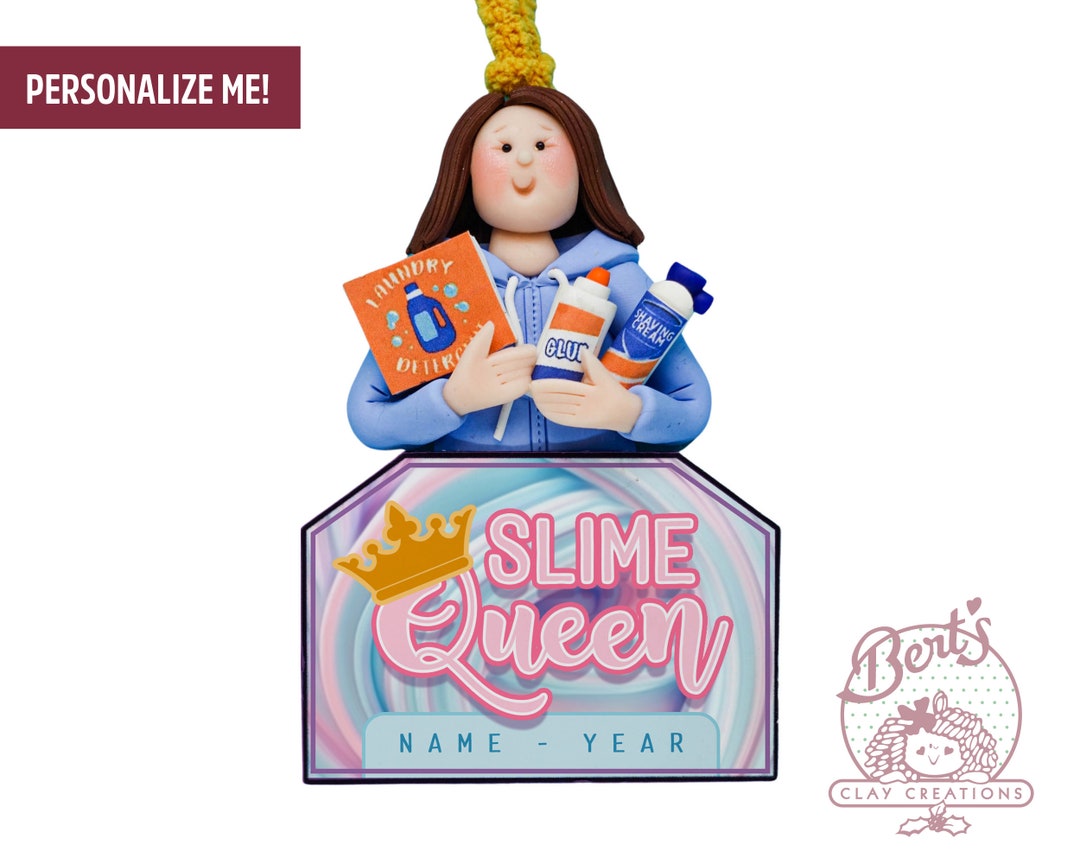 Personalized Slime Ornament – Slime Queen – Crafty Kids Gift – Slime ...