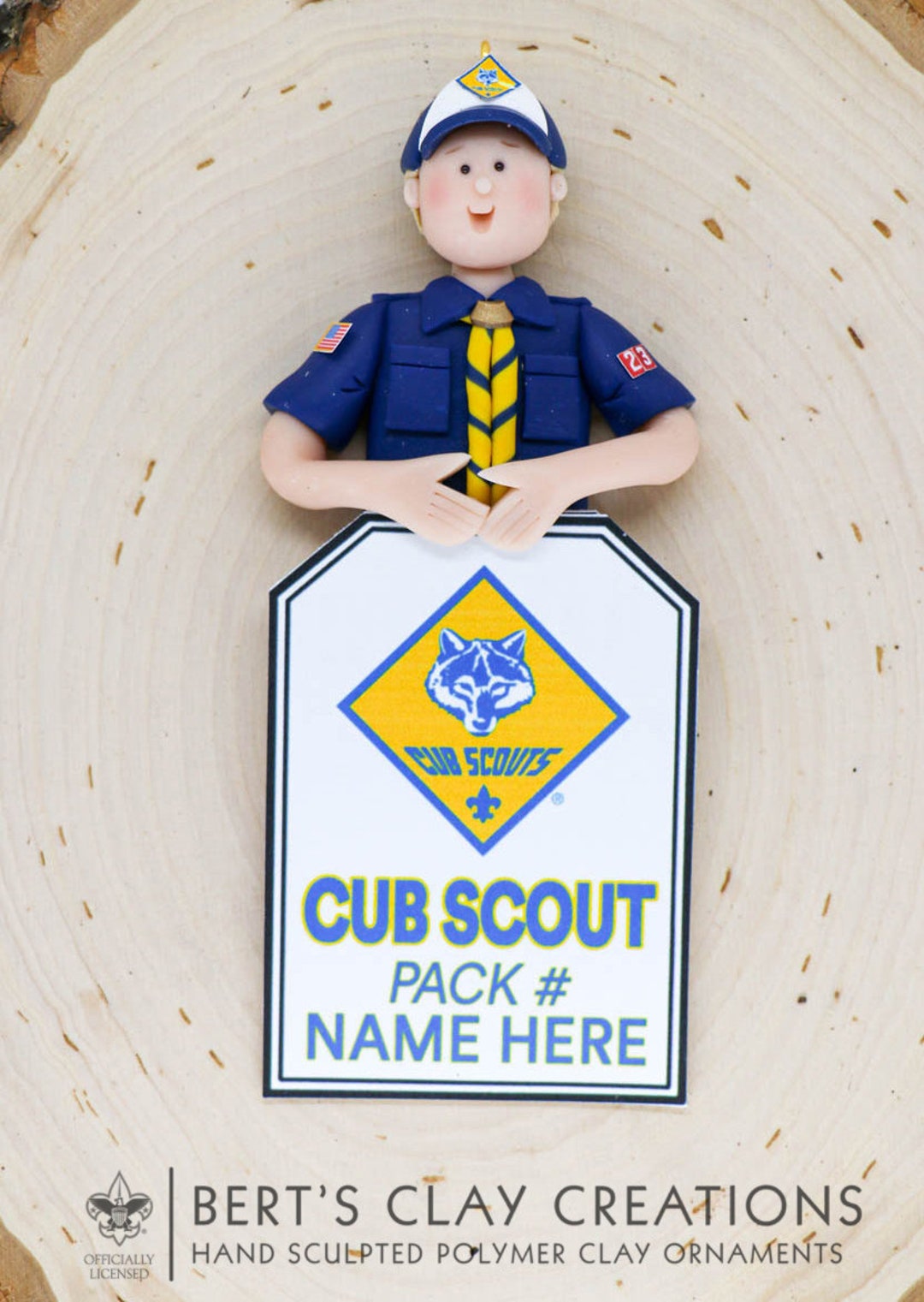 Personalized Cub Scout Bust Ornament - Boy or Girl - Etsy