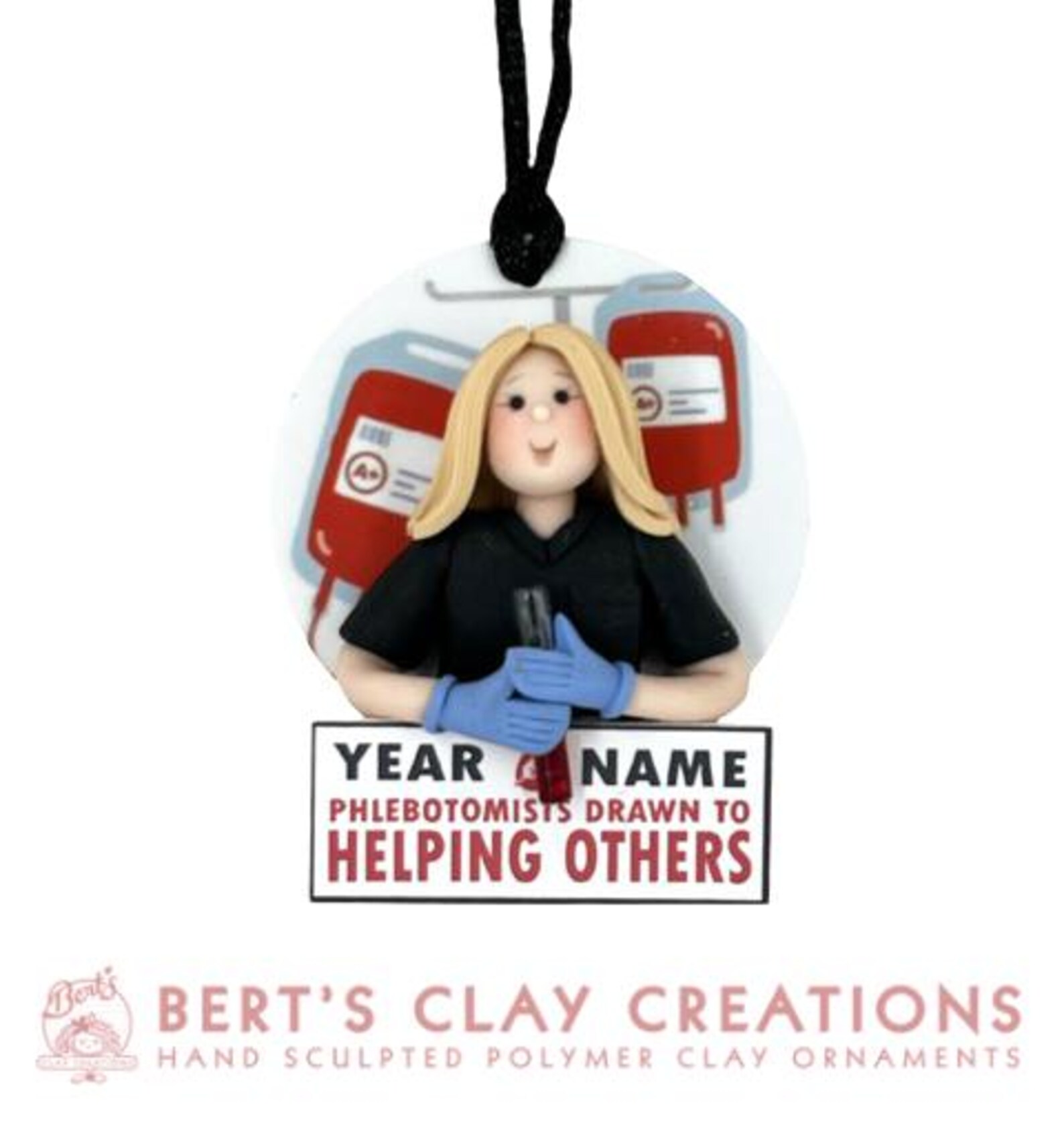 Personalized Phlebotomist Ornament - Phlebotomist Gifts - Lab Worker ...