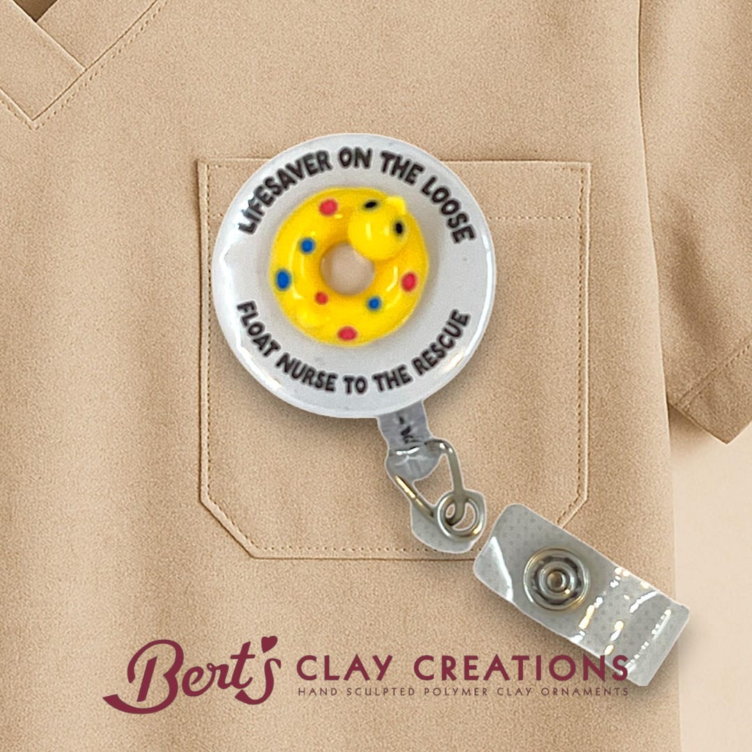Float Nurse Badge Topper for Float Shift Nurse Gift for Hospital Badge ...