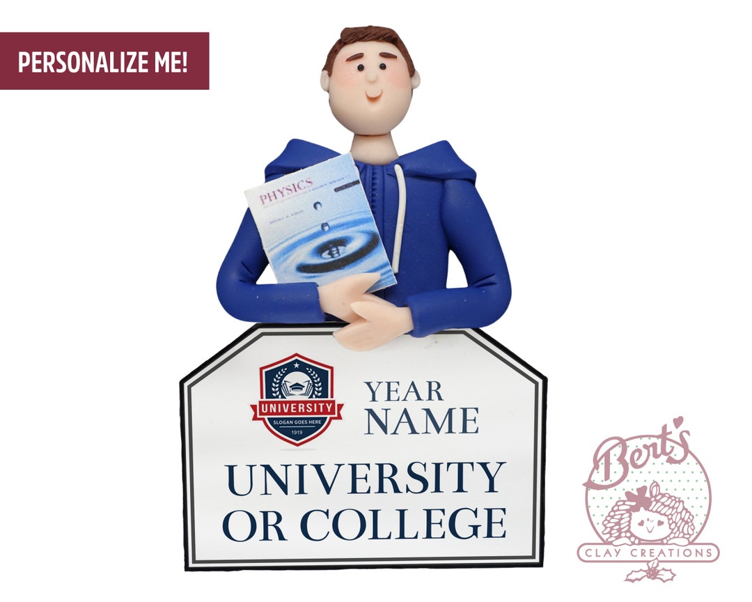 Personalized Academic College or University Student Ornament - College ...