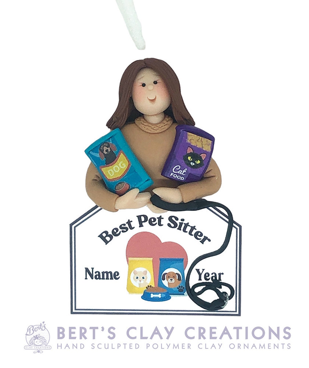 Personalized Pet Sitter Ornament - Pet Sitter Gifts - Male or Female ...