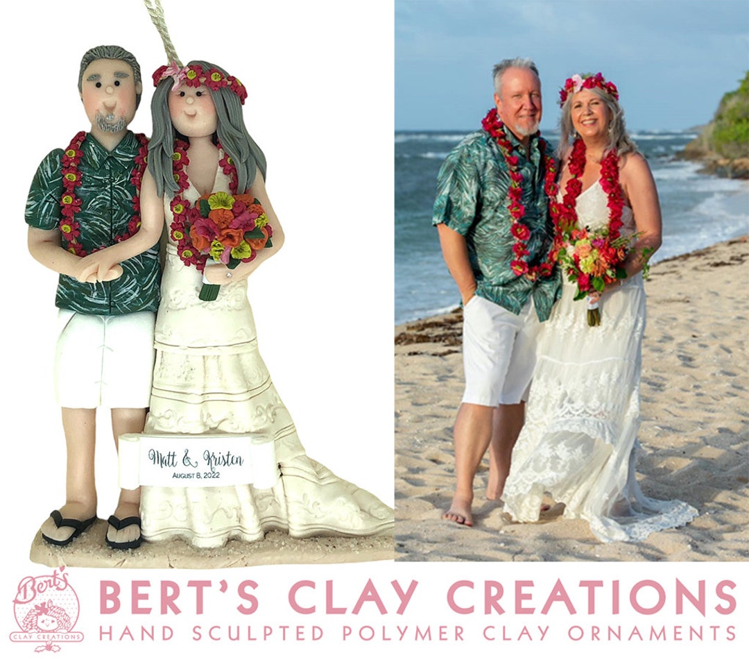 NOT AVAILABLE DEPOSIT for Custom Bride and Groom Ornament Bride and ...