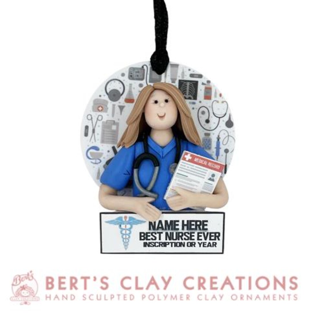 Personalized Nurse Ornament - Male Nurse Gifts - Female Nurse Gifts ...