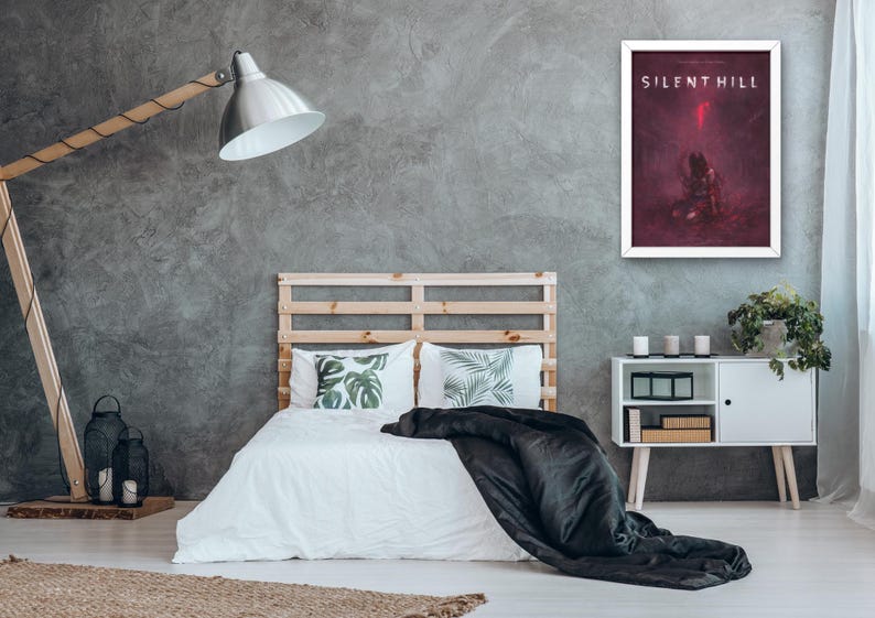 Silent Hill F - Hinako - Horror Game Inspired Poster | Dark Red ...
