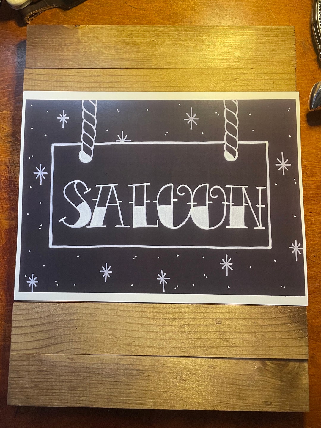 Saloon Print - Etsy