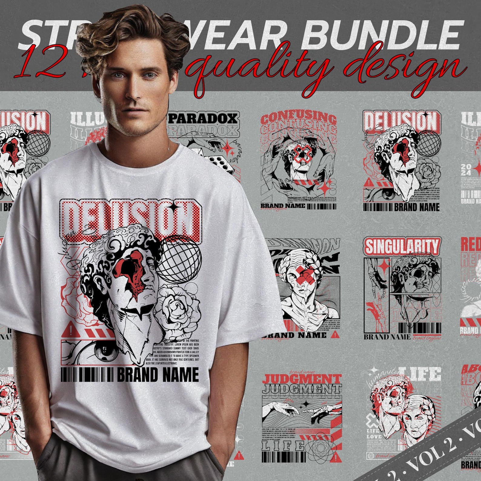 Streetwear Designs | Streetwear Shirt | Y2k Designs | Typography T ...