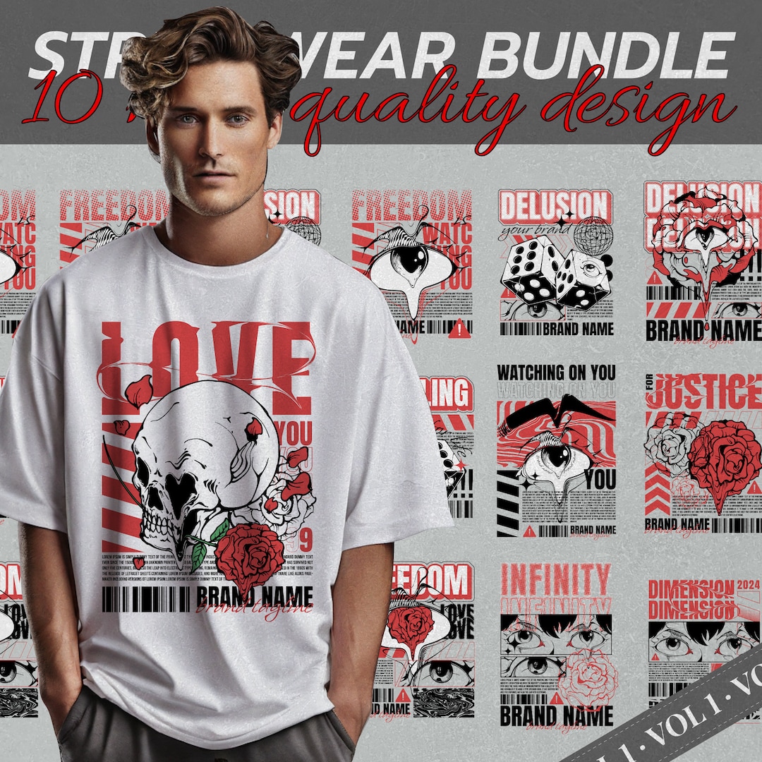 Urban Streetwear T-shirt Designs | Streetwear Design | Typography T ...