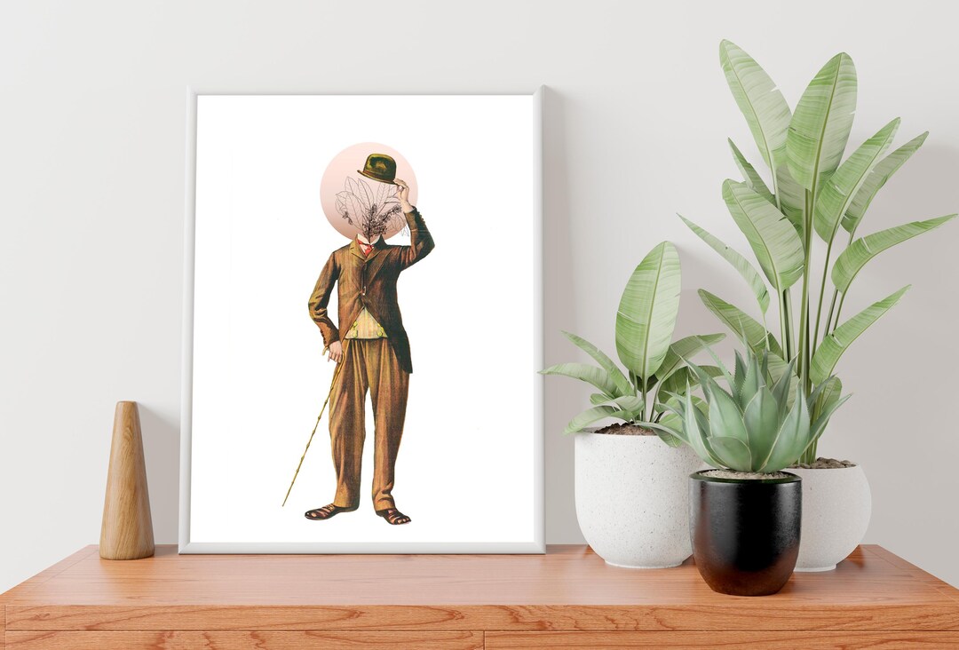 Charles Chaplin Digital Collage Downloadable Sheet Dina4 Format - Etsy