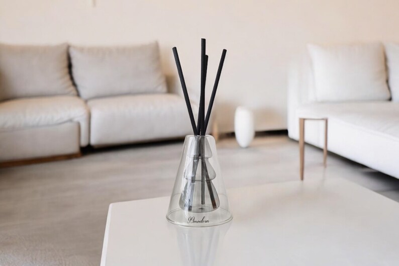 Modern Minimalist Glass Reed Diffuser Vase - Etsy