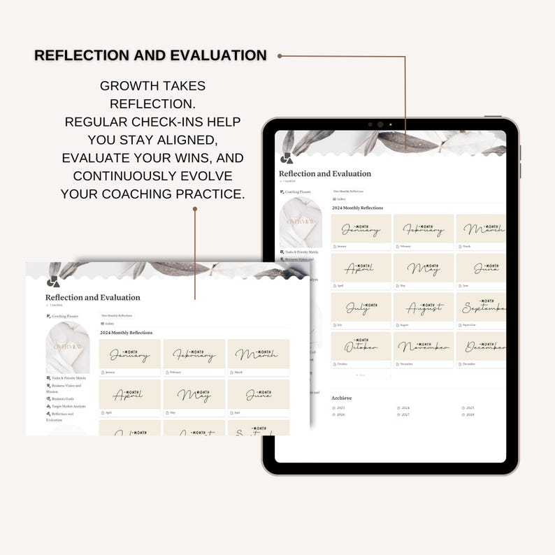 Notion Template Coaching Planner, Notion Coaching Organizer, All-in-one Notion Coach's Toolkit ...