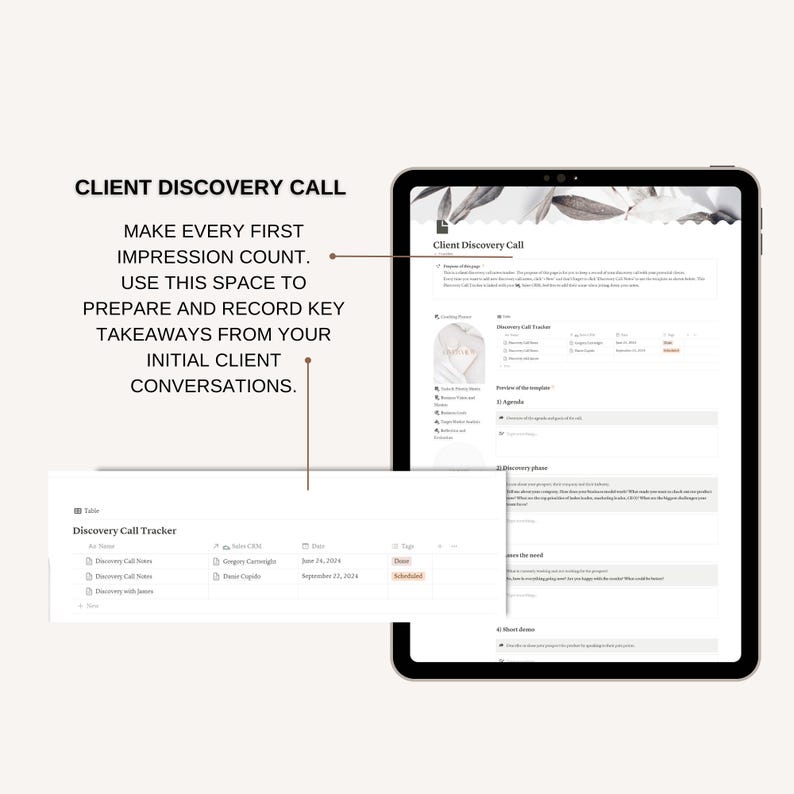Notion Template Coaching Planner, Notion Coaching Organizer, All-in-one Notion Coach's Toolkit ...